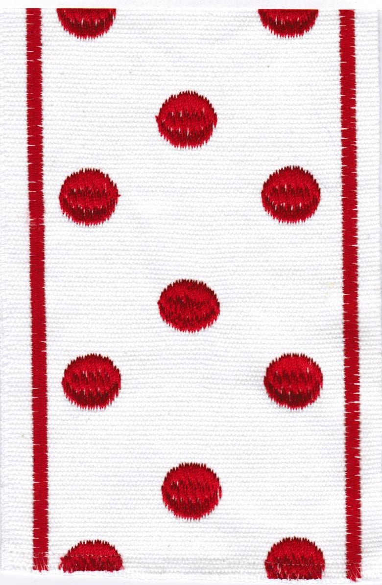 Dot red – Number One Textiles